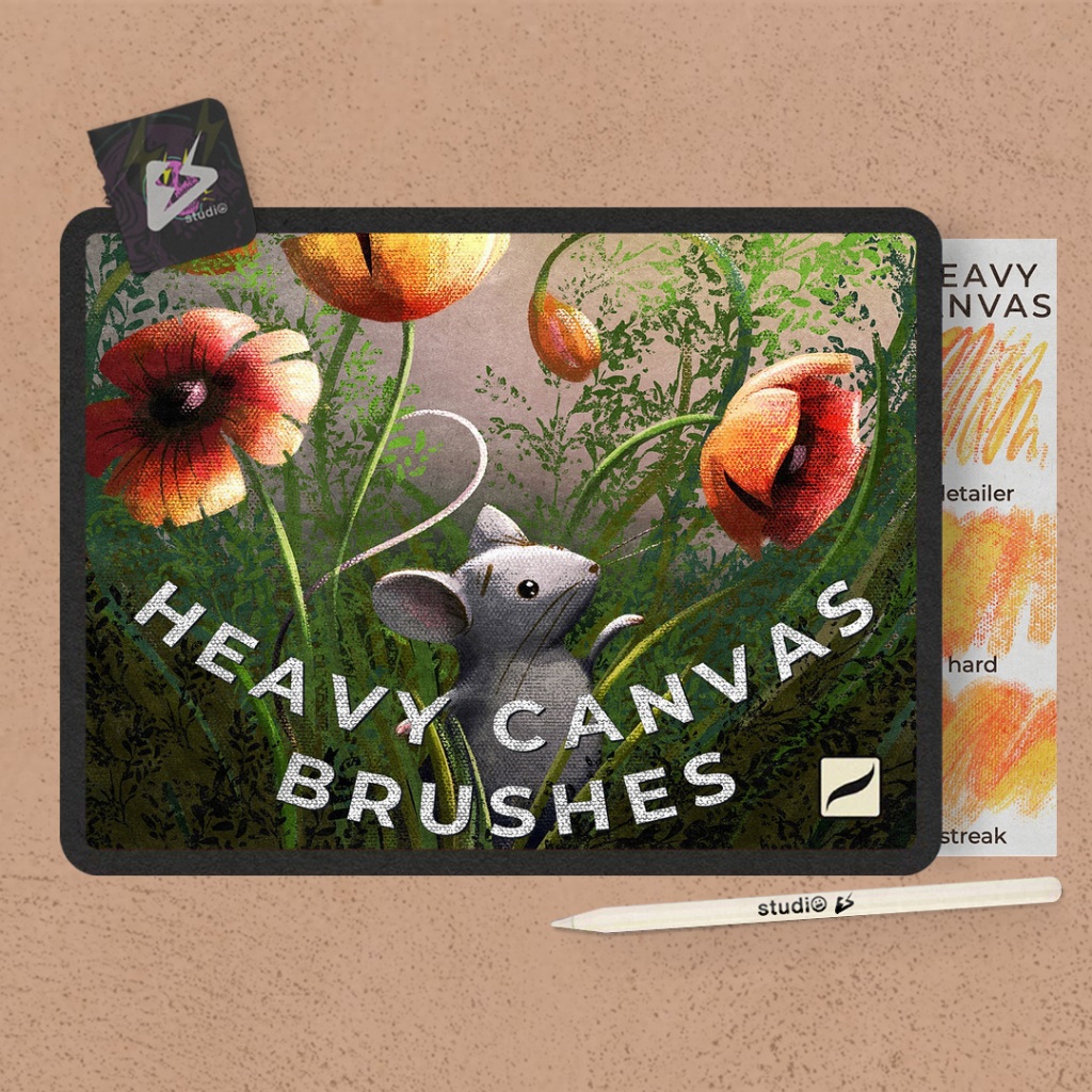 Jual Procreate Brush - UB Heavy Canvas Brushes | Shopee Indonesia