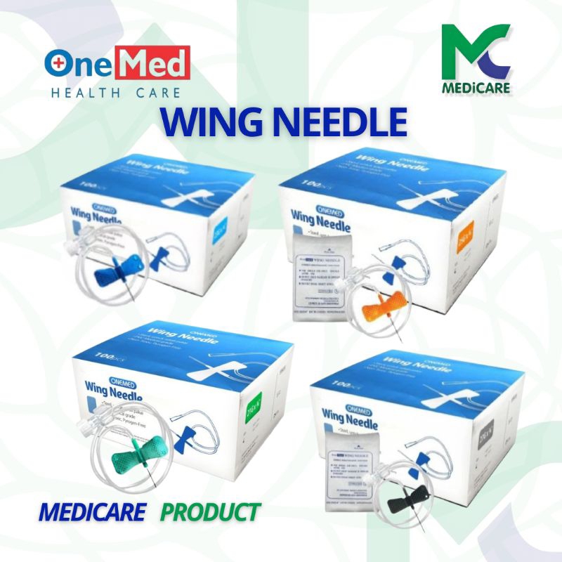 Jual Wing Needle Onemed 21G 23G 25G 27G | Shopee Indonesia