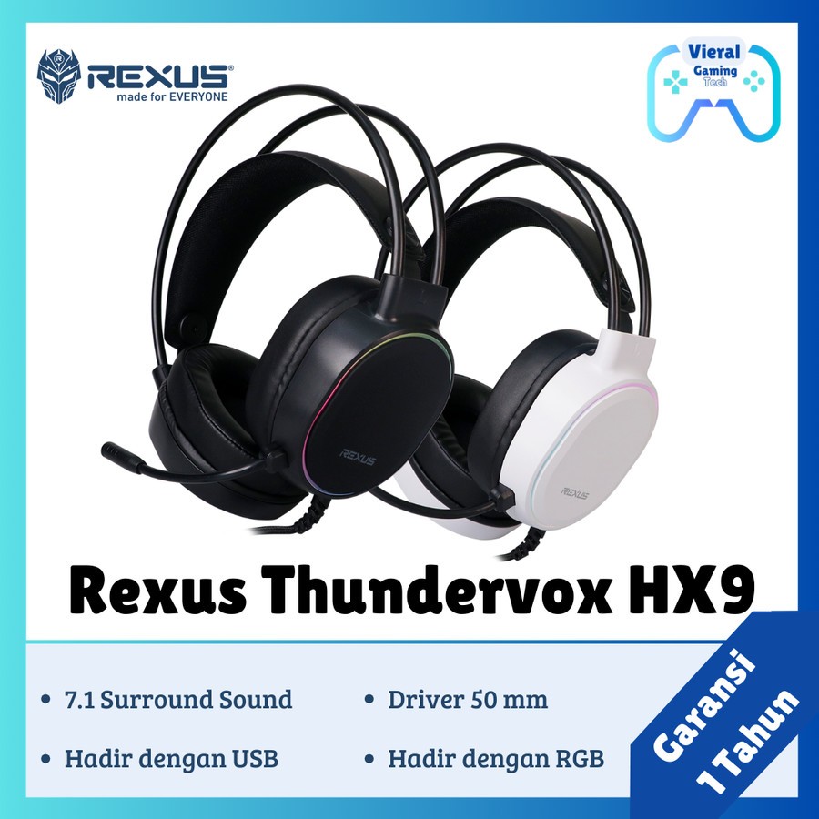Jual Rexus Headset Gaming Thundervox HX9 | Shopee Indonesia