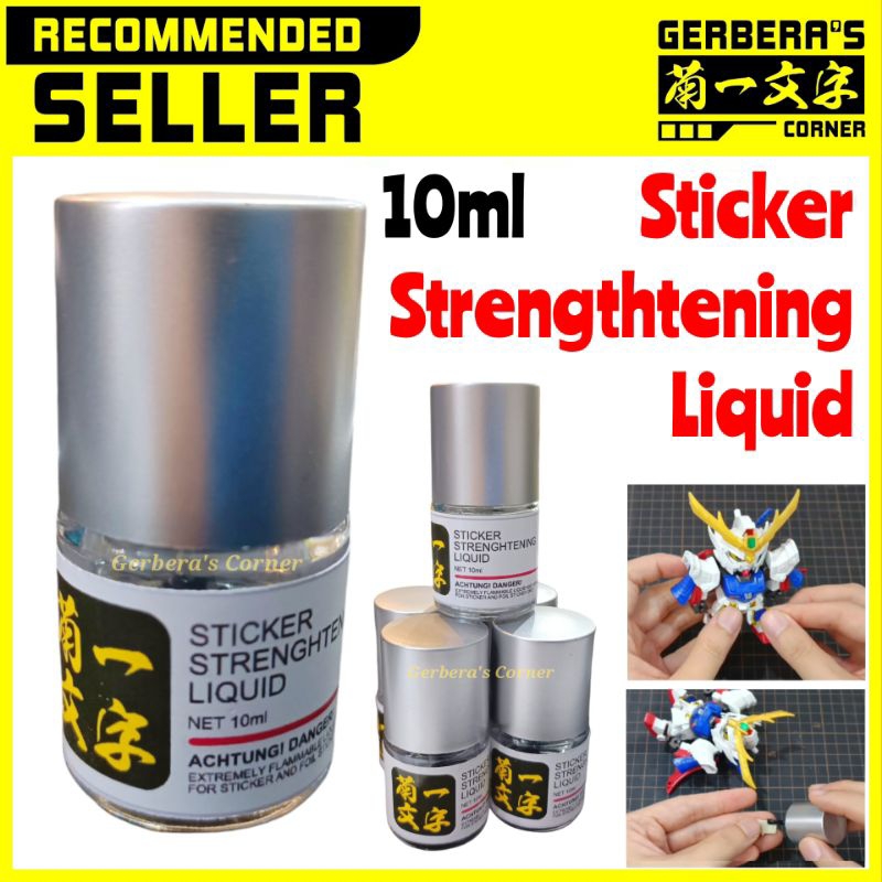 Jual Sticker Strengthening Liquid Lem Sticker Gundam Model Kit | Shopee ...