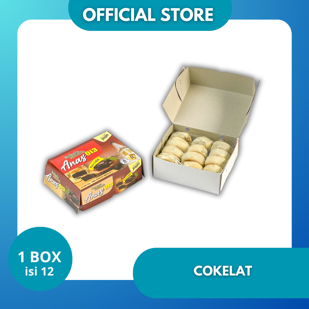 Jual [1 BOX] BAKPIA PATHOK ANAS JOGJA COKELAT ISI 12 | Shopee Indonesia