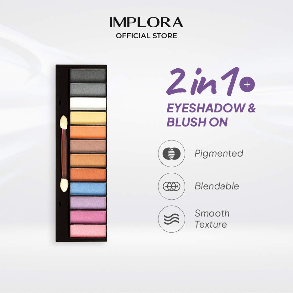 Jual Implora Eyeshadow Palette 7669B | Shopee Indonesia