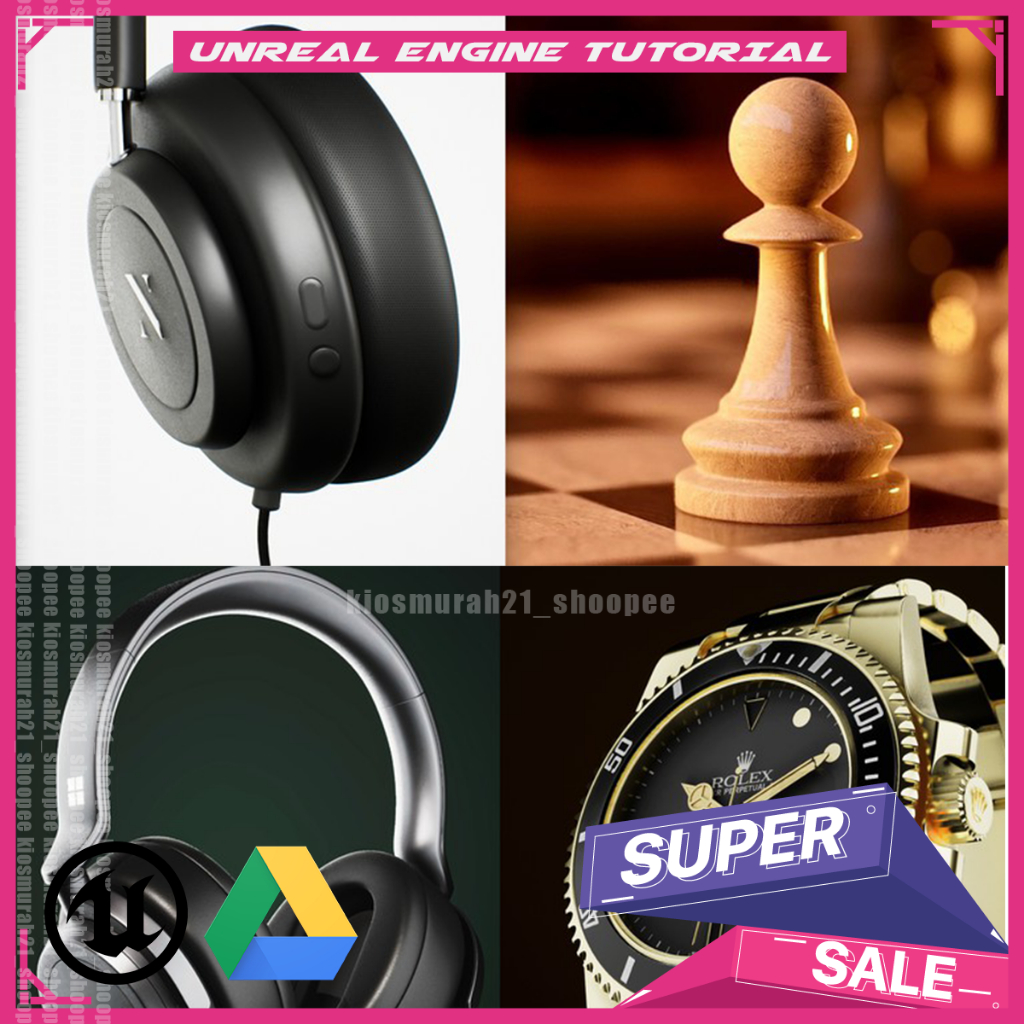 Jual Unreal Engine 5 and Blender 3D Easy Product Visualization - Frame unreal engine tutorial ...