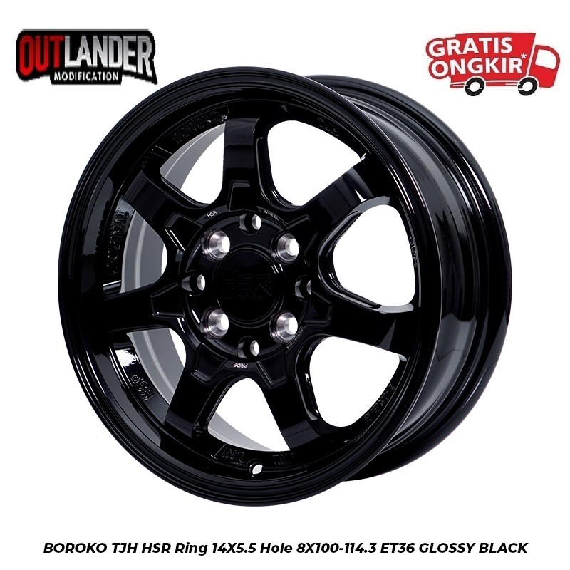 Jual Velg Hsr Wheel Ring 14 Boroko Tjh Untuk Mobil Brio Agya Ayla Sigra Air Ev Karimun Calya ...