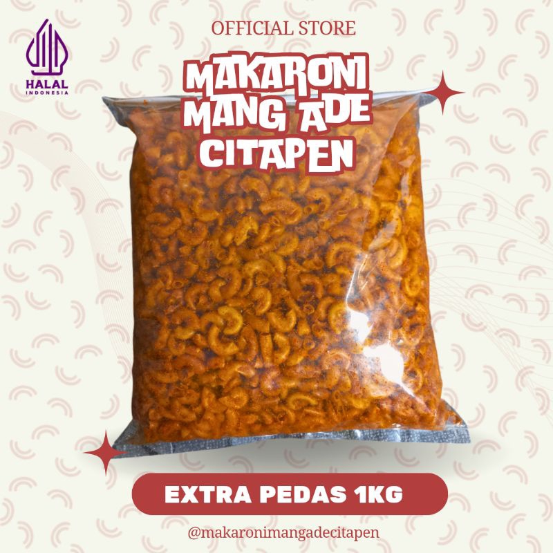 Jual Makaroni Mang Ade Citapen Tasikmalaya goreng kering 1Kg | Shopee ...