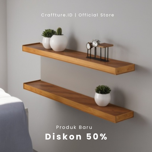 Jual CRAFTTURE | Rak ambalan dinding Minimalis Hiasan dinding Papan ...