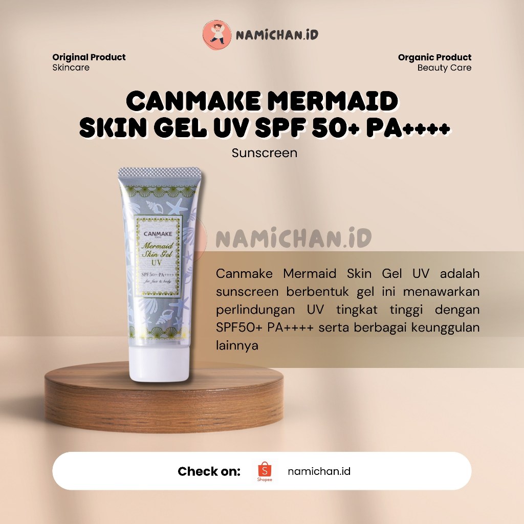 Jual [ PO Japan Januari 2025 ] Canmake Mermaid Skin Gel UV SPF50+ PA++++ Original Jepan | Shopee ...