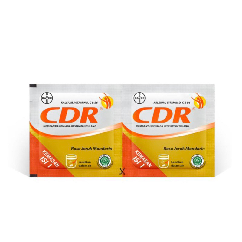 Jual CDR effervescent strip 2 tablet ( suplemen kesehatan tulang ...