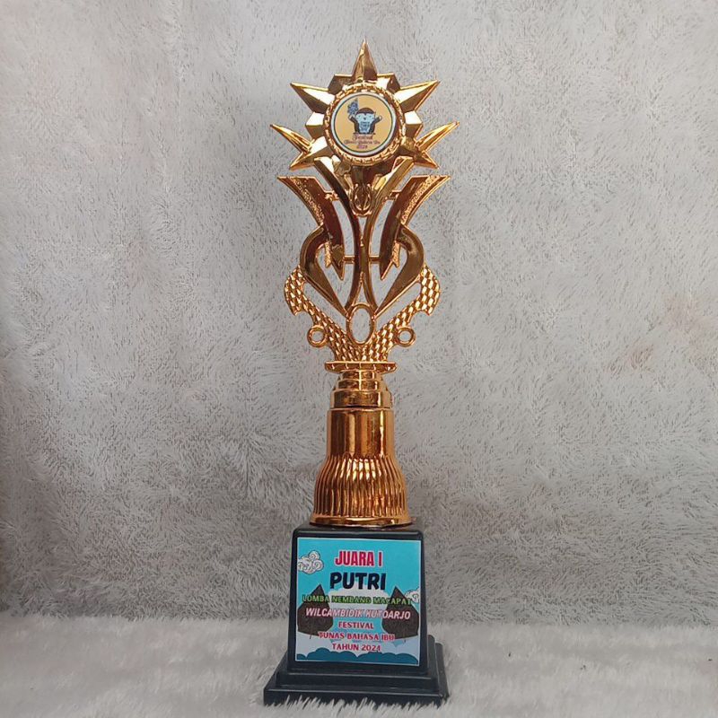 Jual PIALA TROPHY PLASTIK SATUAN JUARA 1 2 3(SATU PCS) | Shopee Indonesia