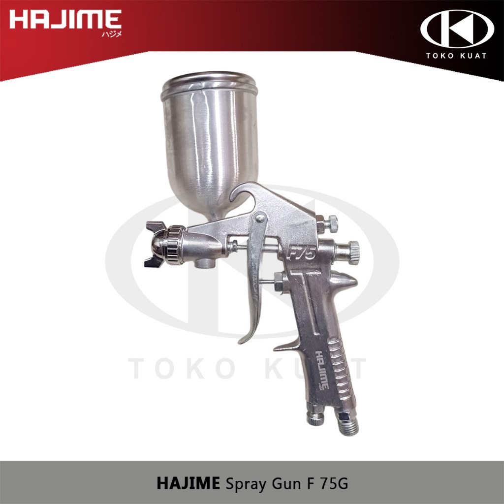Jual Air Spray Gun F 75G HAJIME Cat Semprot Angin 400mL F75G | Shopee ...