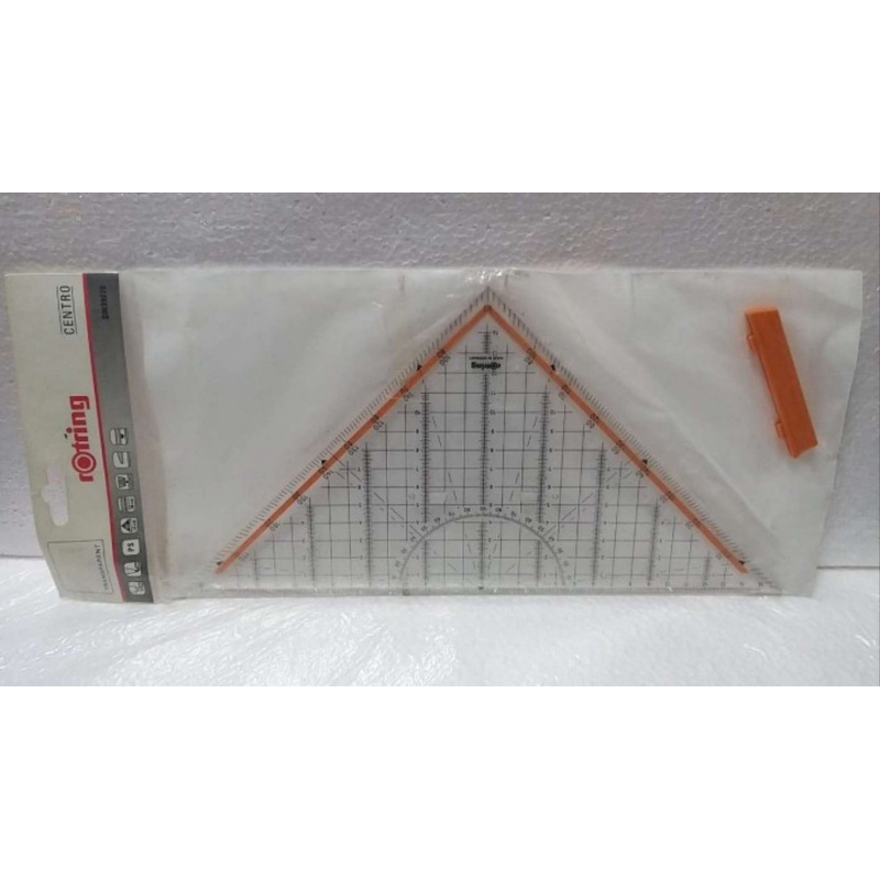 Jual PENGGARIS SEGITIGA ROTRING CENTRO 32 CM - 100% ORIGINAL | Shopee ...