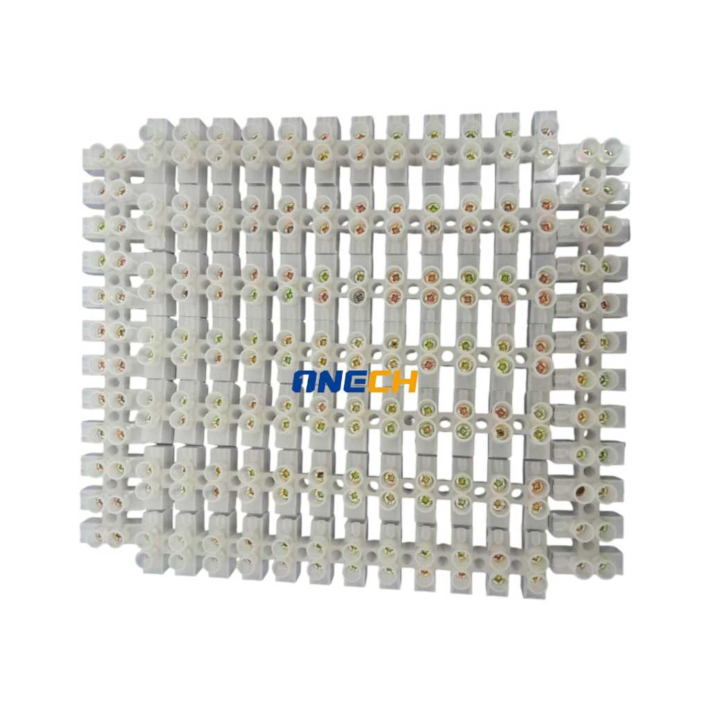 Jual Wan Dao - Blok Terminal Strip Sambungan Jalur Kabel Konektor Putih ...