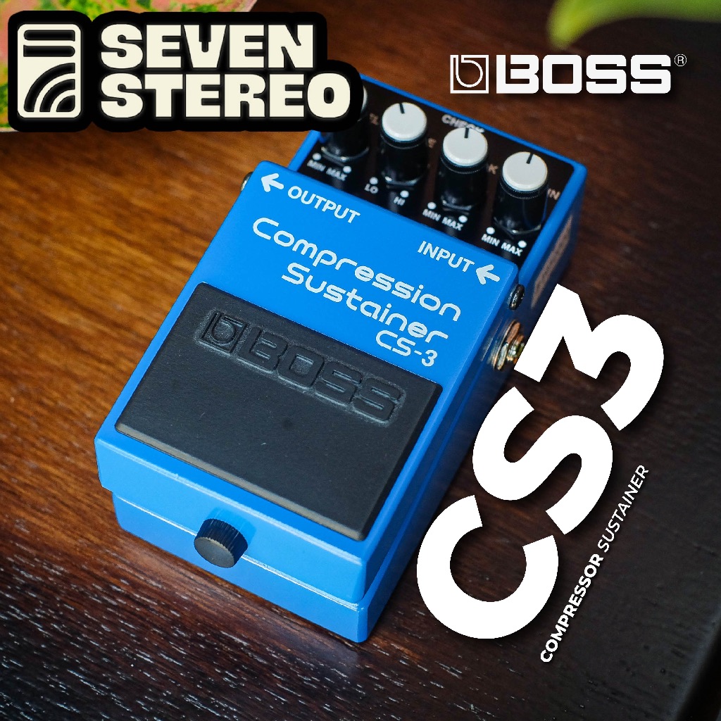 Jual Boss CS3 CS-3 Compression Sustainer Effect Pedal - Compressor ...