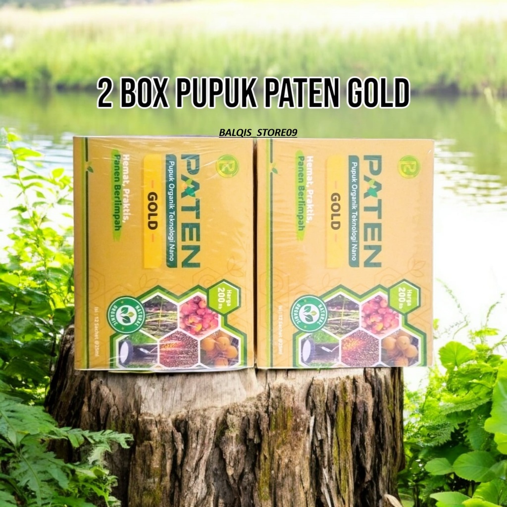 Jual 2 BOX ( 24 SACHET ) - Pupuk Paten Gold / Pupuk Paten Gold ...
