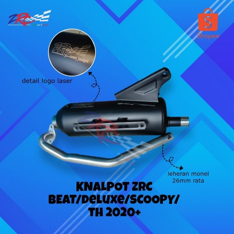 Jual KNALPOT Beat deluxe 2020 / genio / scoopy COPY CMS by ZRC | Shopee ...