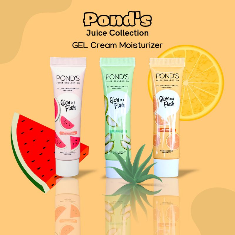 Jual Ponds Juice Collection Moisturizer 20 gr - Orange | Watermelon ...