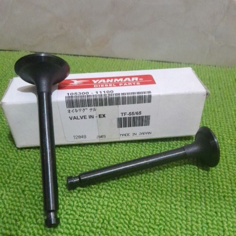 Jual KLEP YANMAR TF 65 ENGINE VALVE YANMAR TF65 TF55 INTAKE EXHAUST ...