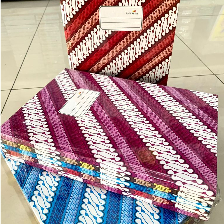 Jual PAPERLINE BUKU BATIK FOLIO 100 lembar HARDCOVER MOTIF TERBARU ...
