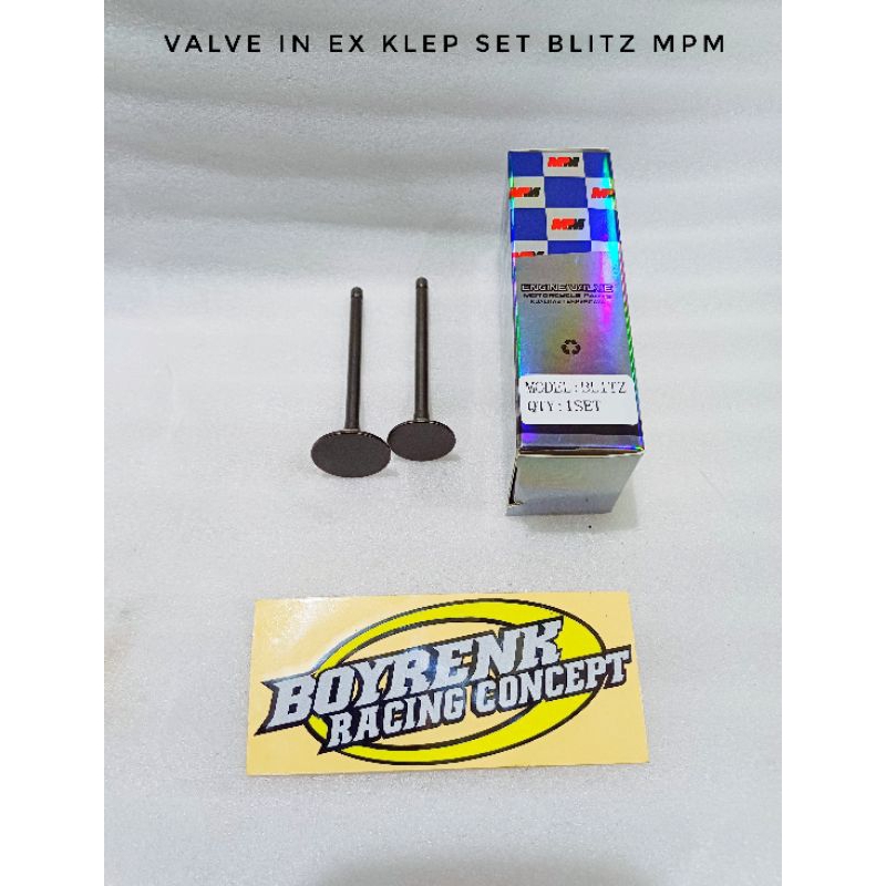 Jual KLEP SET VALVE SET IN EX BLITZ MPM-BOYRENK | Shopee Indonesia