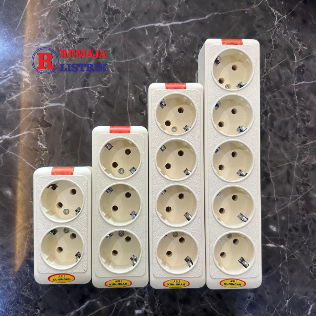 Jual Stop Kontak Colokan Listrik Arde 2 | 3 | 4 | 5 Lubang Tanpa Kabel ...