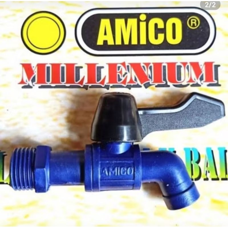 Jual KRAN AiR PVC PLASTIK AMICO 1/2 INCI. BARANG 100% ORIGINAL ...