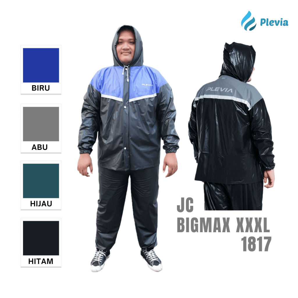 Jual PLEVIA - Jas Hujan Dewasa Bigmaxx (XXXL) 1817 / Jas Hujan Jumbo ...