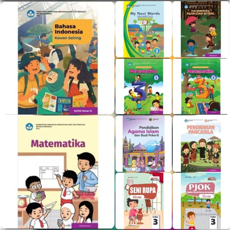 Jual Pelajaran Kurikulum Penggerak/Merdeka Kelas 3 SD Diknas (Kumer ...