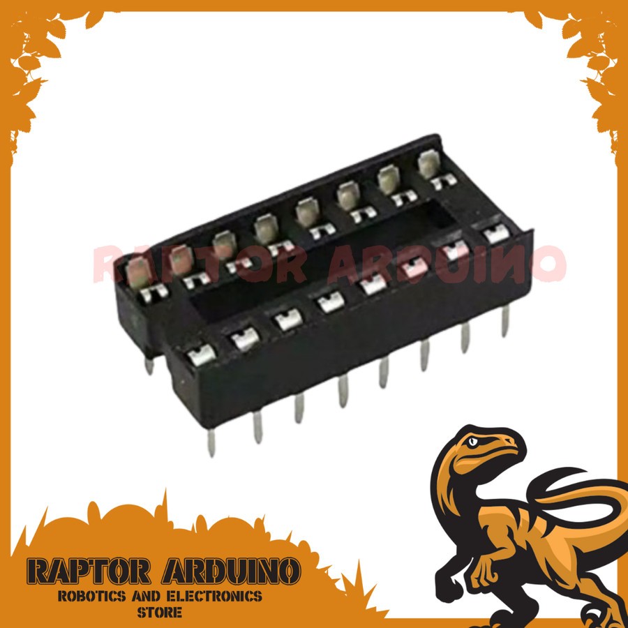 Jual Socket ic 16p 2.54mm 2.54mm Adapter Soket 16pin 16 p pin DIP 2.54 mm | Shopee Indonesia