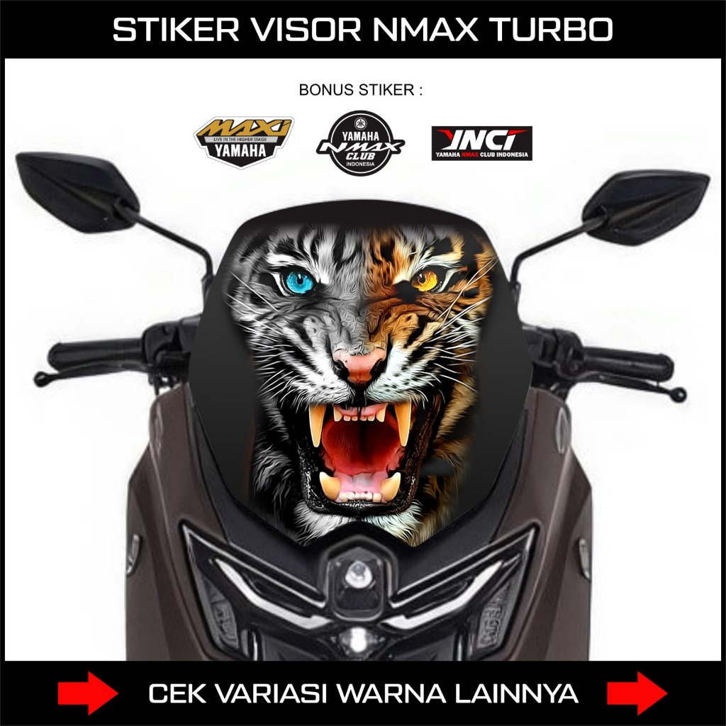 Jual Stiker Visor Nmax Neo / Nmax Turbo / Sticker Decal Visor Nmax ...