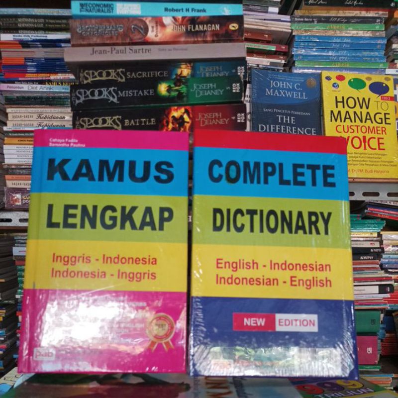 Jual buku kamus lengkap inggris-indonesia indonesia-inggris untuk ...