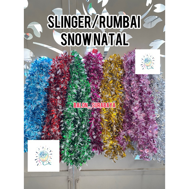Jual Rumbai/Slinger SNOW (SALJU) Natal | Shopee Indonesia