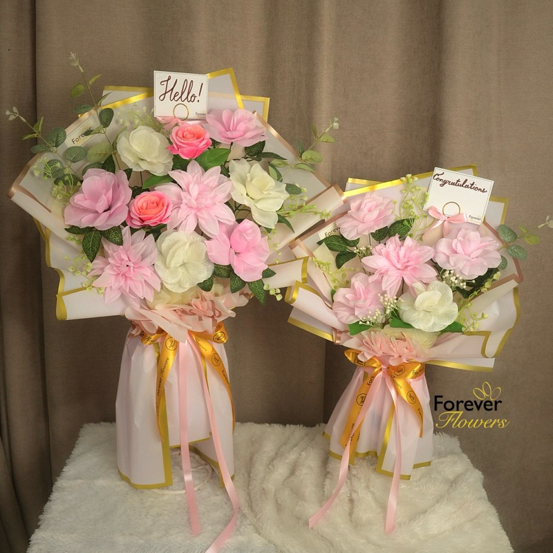 Jual Buket Bunga Valentine Artificial | Bouquet Artificial | Buket ...