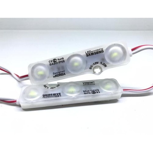 Jual SAMSUNG Lampu Modul LED 5730 SMD 12v DC 3 Mata 12 v volt Module ( 6615) | Shopee Indonesia