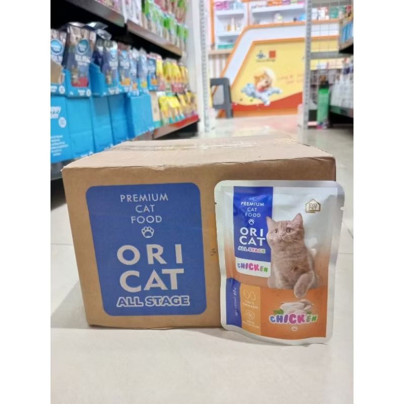 Jual ( 1 Dus / 24 Pcs ) ORI Cat Sachet Chicken All Stage 80gr - Wet ...