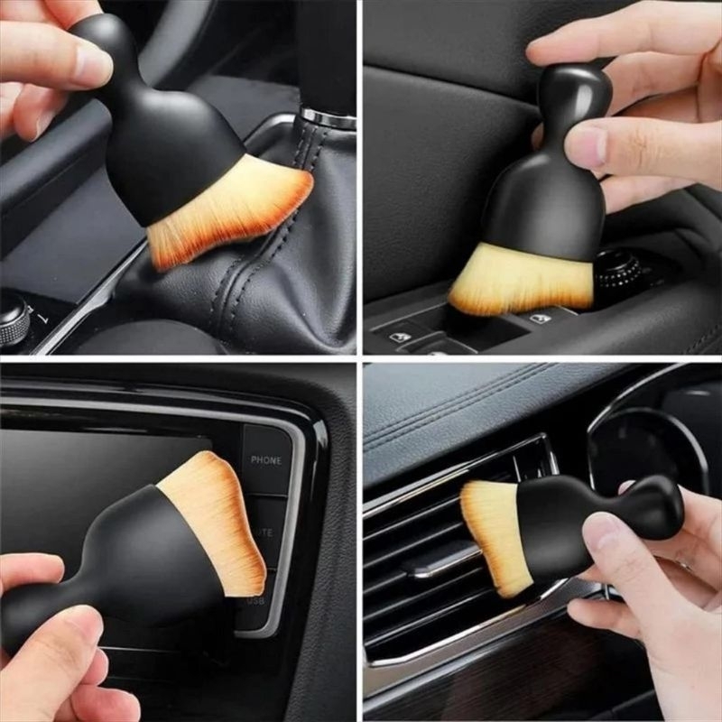 Jual Sikat Pembersih Interior Mobil Gagang Pendek Dengan Cover ...