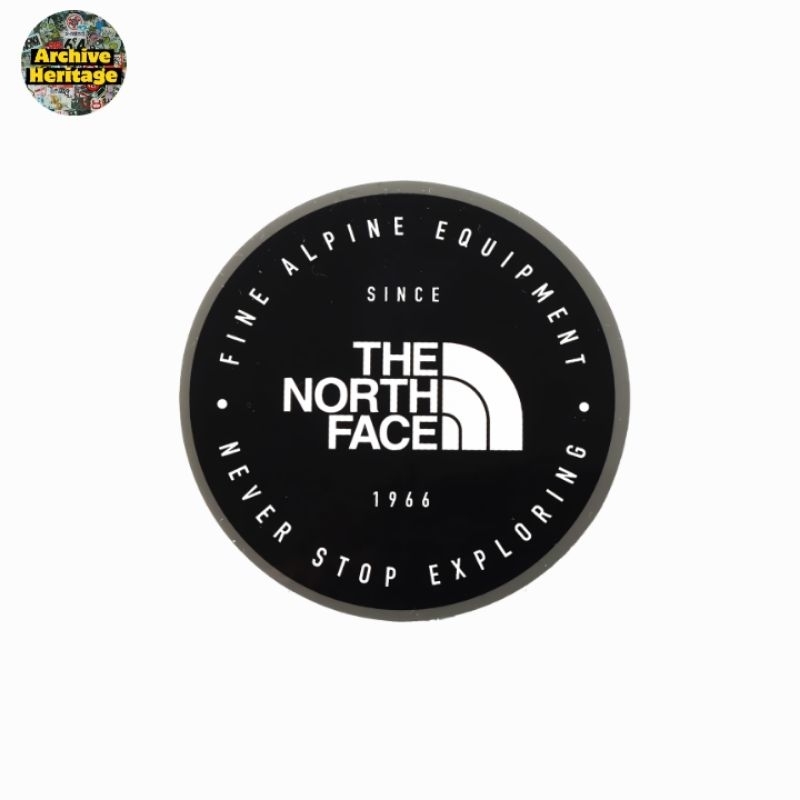 Jual sticker Tbe North Face never stop exploring fine alphine equipment ...