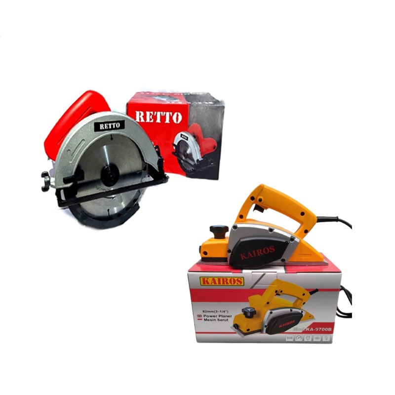 Jual PAKET SPESIAL TUKANG KAYU 2 ITEM CIRCULAR SAW GERGAJI KAYU LISTRIK ...