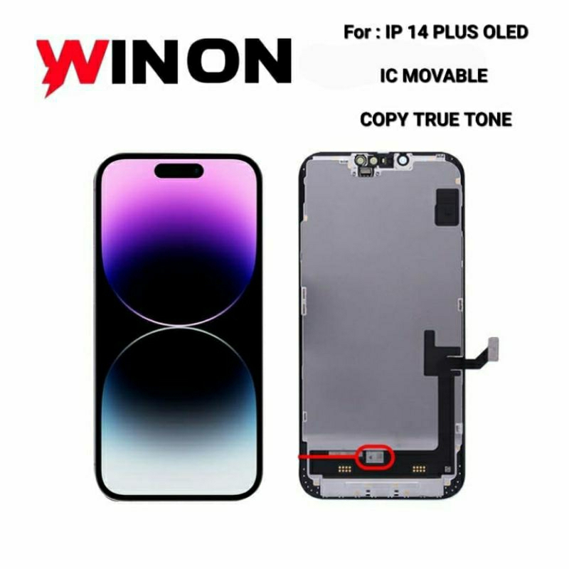 Jual WIN ON - LCD TOUCHSCREEN IPH 14 PLUS OLED / IPH 14+ COF FHD LTPS ...