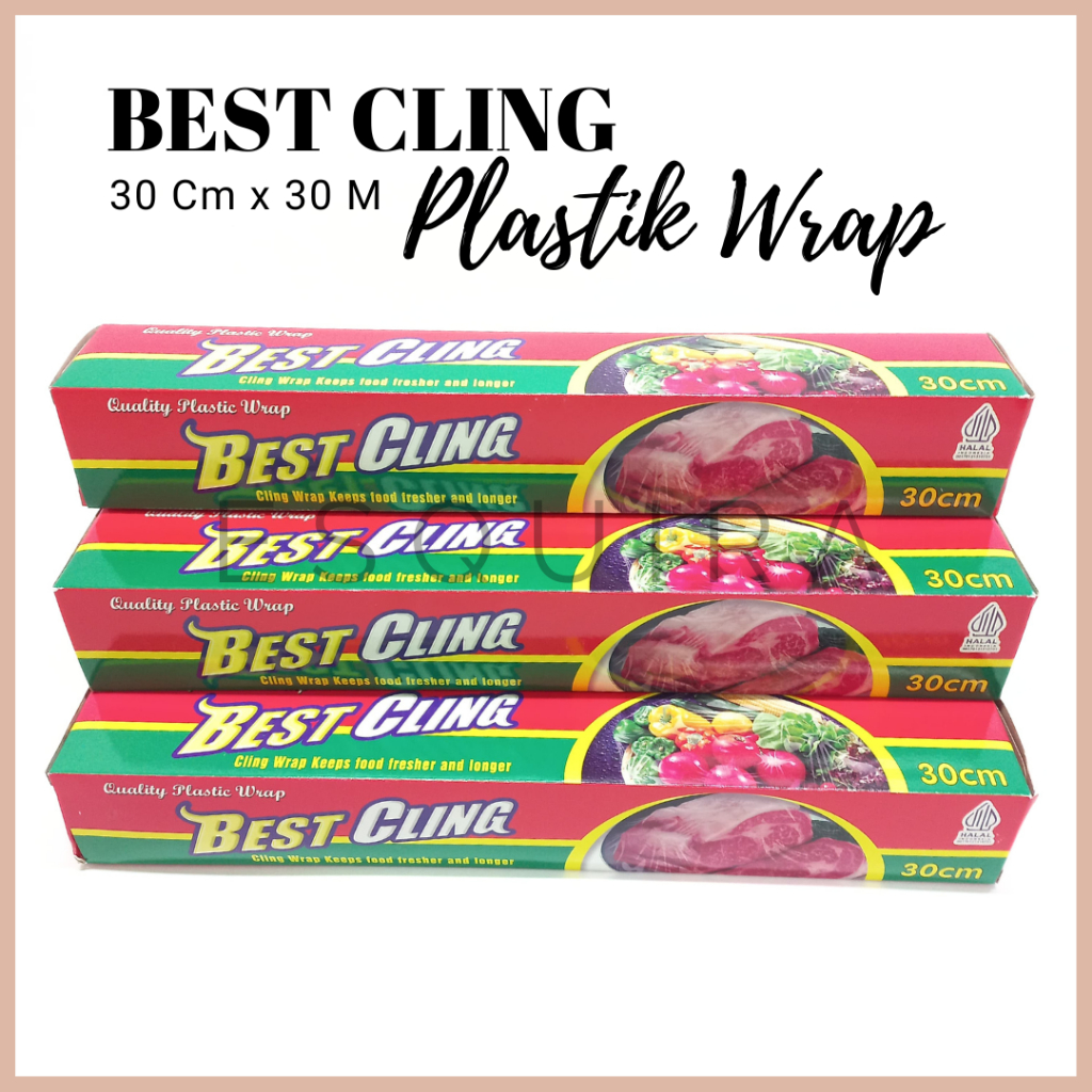 Jual Best Cling Wrap 30 Cm x 30 M / Plastik Wrapping Makanan | Shopee ...