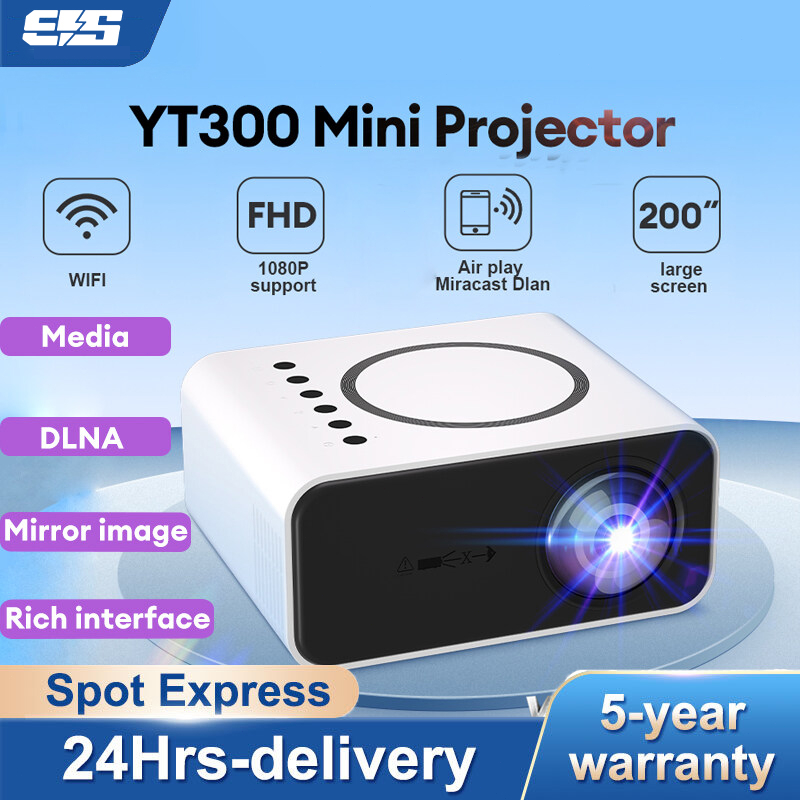 Jual Proyektor mini Portable Led YT300 mini Proyektor hp mini Home ...