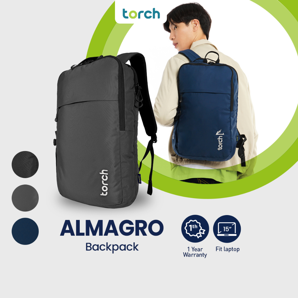 Jual TORCH Almagro Tas Totebag Ransel Punggung Sekolah Kerja Jinjing Laptop Pria Wanita Tahan ...