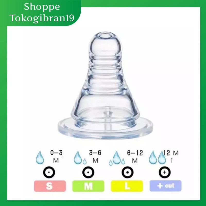 Jual Pigeon Dot Botol Bayi Nipple Peristaltik Botol Susu Standar/ Bayi ...