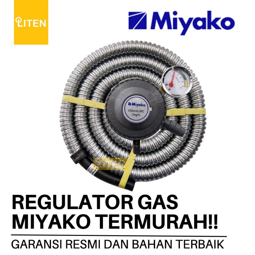 Jual Miyako RMS206M Selang Gas Regulator 1.8 Meter RMS-206M | Shopee ...