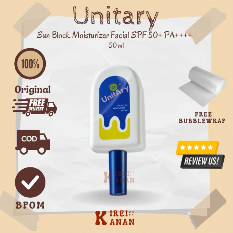 Jual UNITARY Sun Block Moisturizer Facial SPF 50+ PA++++ 50ml | Shopee ...