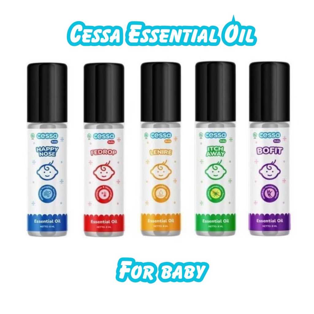 Jual CESSA Essential Oil 8ml for Baby - Cough n Flu Fedrop Happy Nose Lenire Bofit Itch Away ...