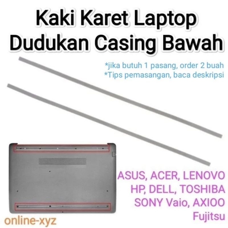 Jual rubber feet strip Bantalan Karet kaki casing bawah laptop ASUS ...