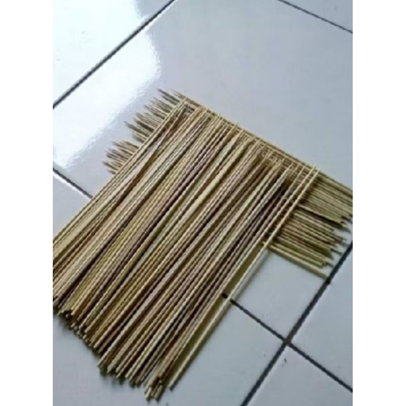 Jual tusuk sate bambu 100 biji | Shopee Indonesia
