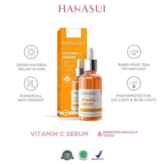 Jual [BPOM] KUNING C HANASUI - Serum Vitamin C Original BPOM // SERUM ...