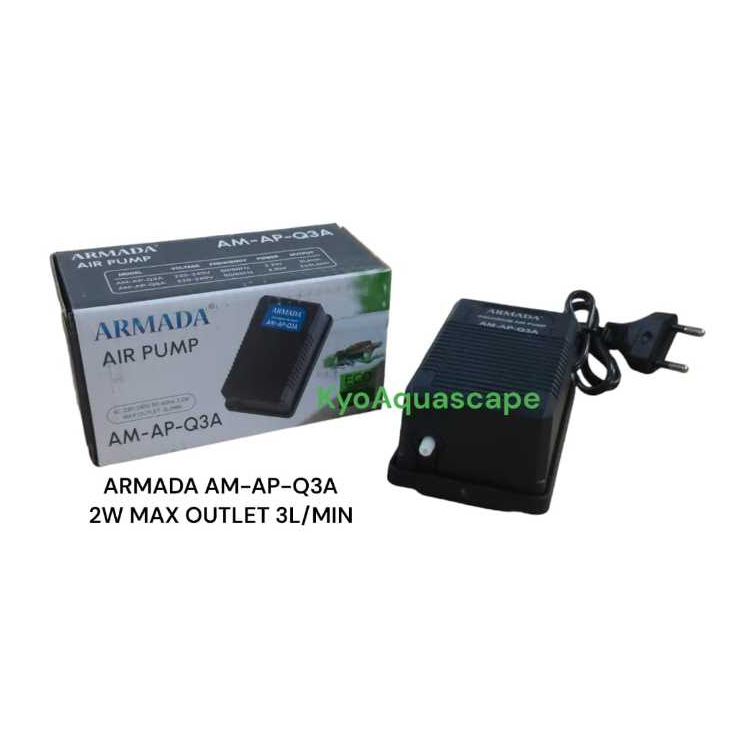Jual aerator air pump 1 lubang ARMADA AM AP Q3 A 3 L/min 2w | Shopee ...