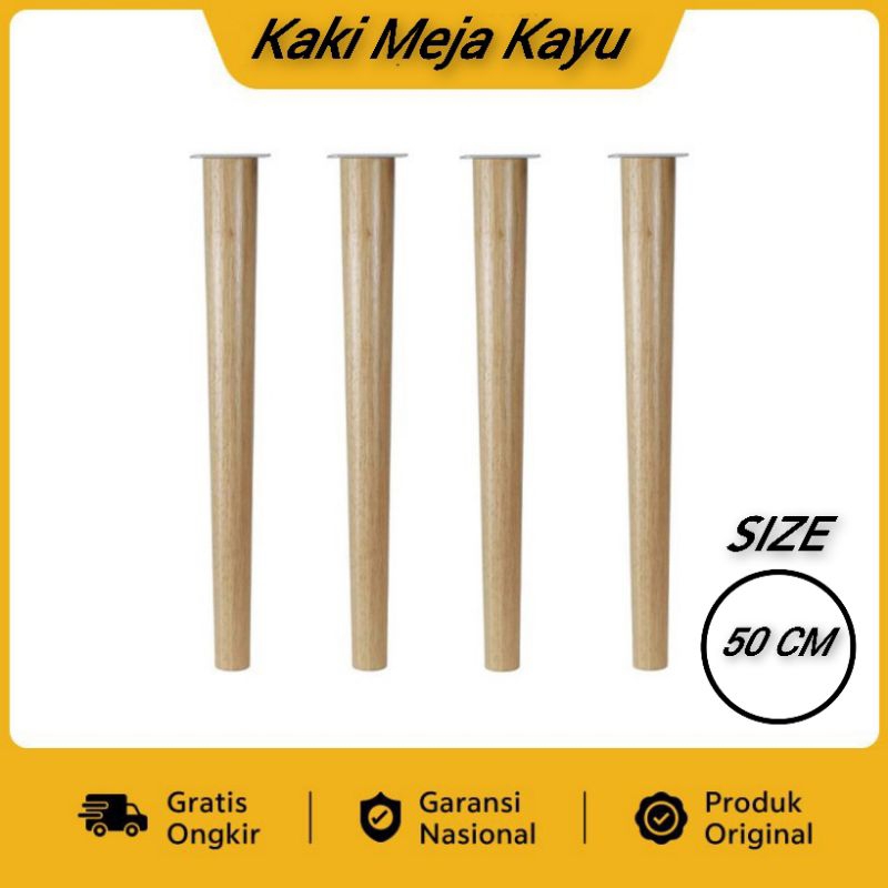 Jual Kaki meja kayu 50 CM | wooden table legs minimalis | Miring ...